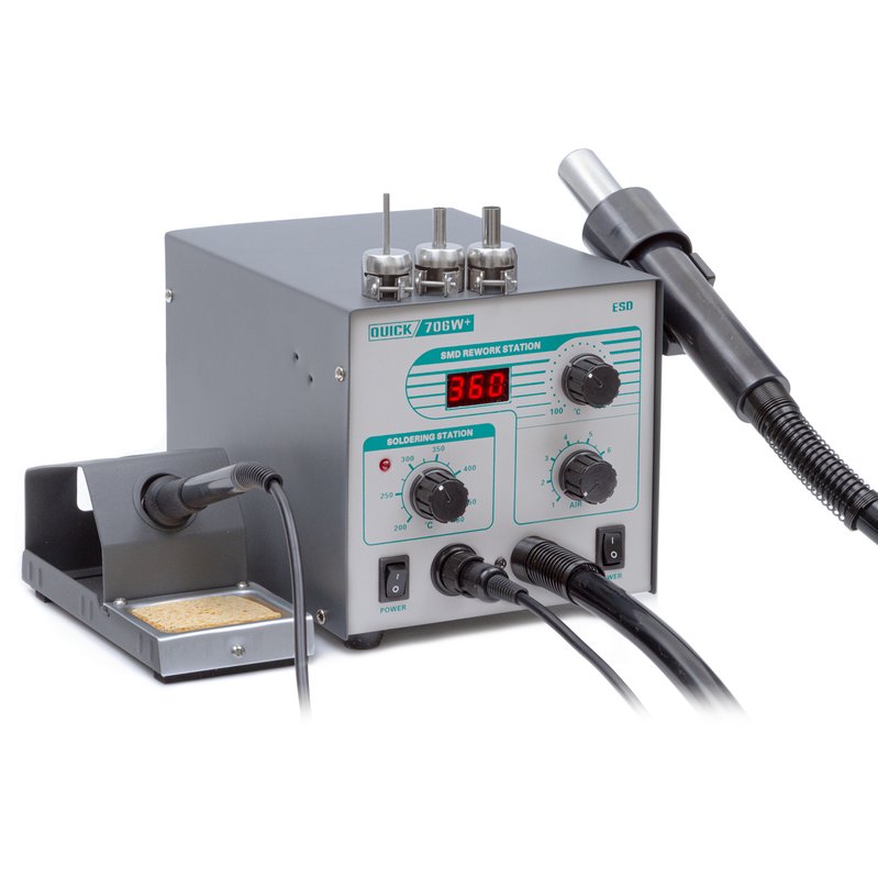 Hot Air Rework Station QUICK 706W+ ESD - GsmServer